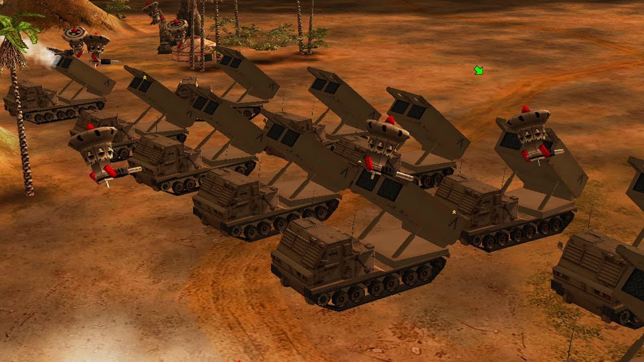 MLRS Nuke | Joint Cold War Crisis | Command and Conquer Generals Zero ...