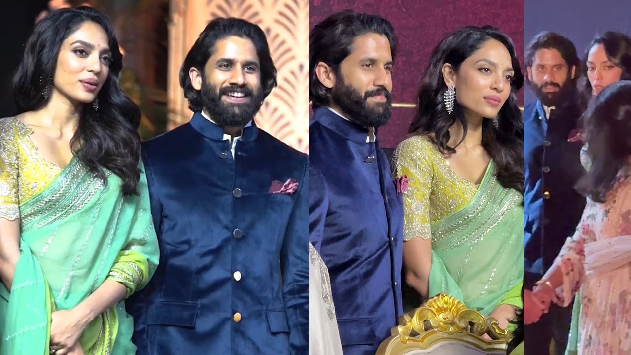 Naga Chaitanya and Sobitha Dulipala Visuals at ANR National Awards 2024 ...