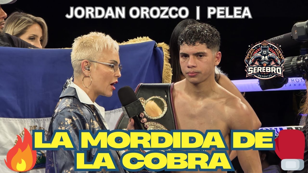 Jordan “La Cobrita” Orozco noquea a Karlo Rodríguez y se corona campeón ...
