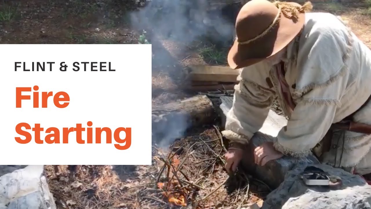 How To: Fire Starting with Flint and Steel - YouTube