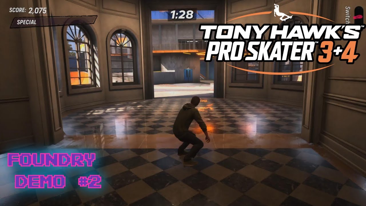 Tony Hawk's Pro Skater 3 + 4: Foundry Demo #2 - YouTube