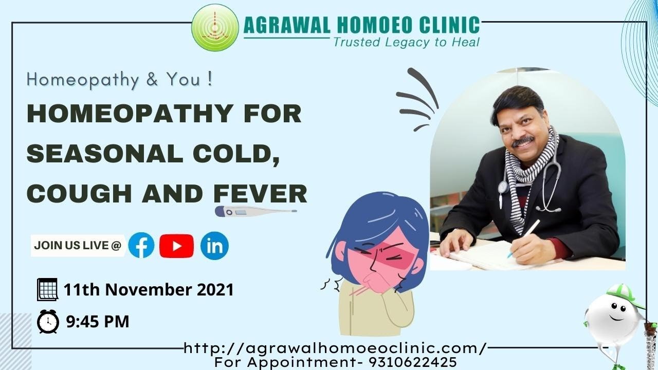 Homeopathy for Seasonal Fever, Cough and Cold - YouTube