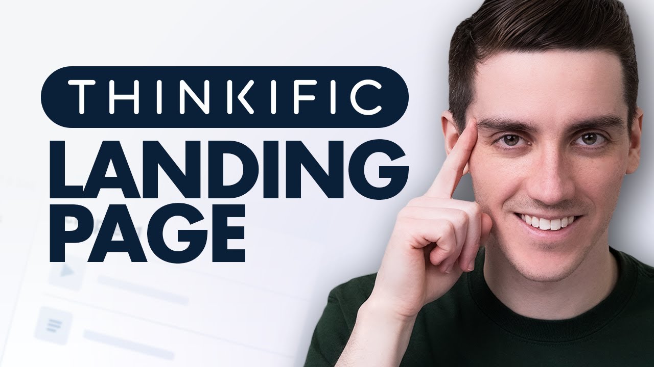 Thinkific Landing Page Builder Tutorial - YouTube