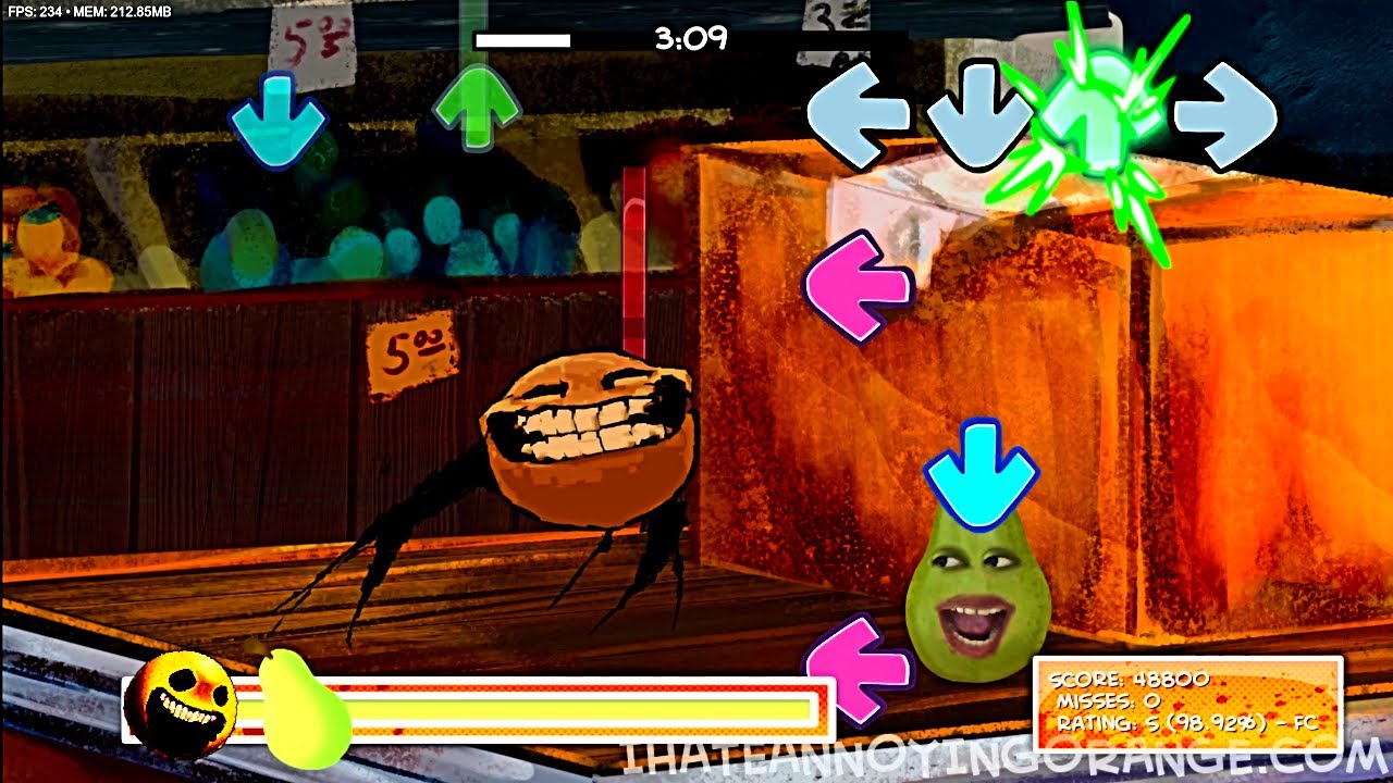 FNF - The Amazing Grace: Annoying Orange - Pearish - YouTube