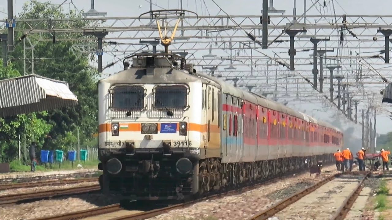 Fast ELECTRIC Trains | Nanda Devi + Madgaon RAJDHANI + Avadh Express ...