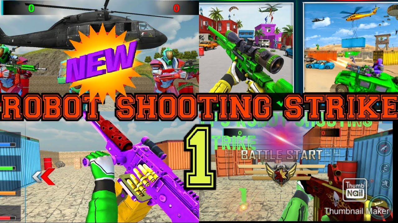 Robot Shooting Games: Counter Terrorist Strike, Enemies entering the ...