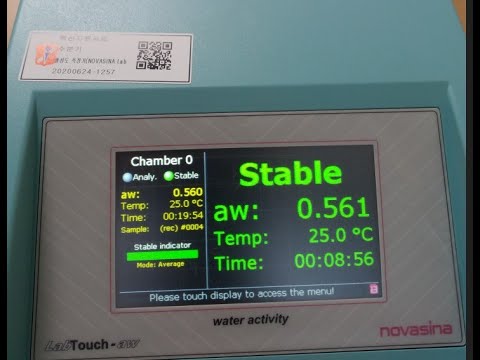 수분활성도(Aw, water activity)_1 - YouTube