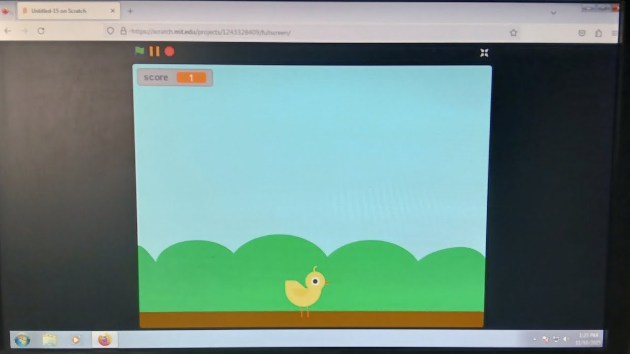 chick jump on scratch🤔 easiest game on scratch - YouTube
