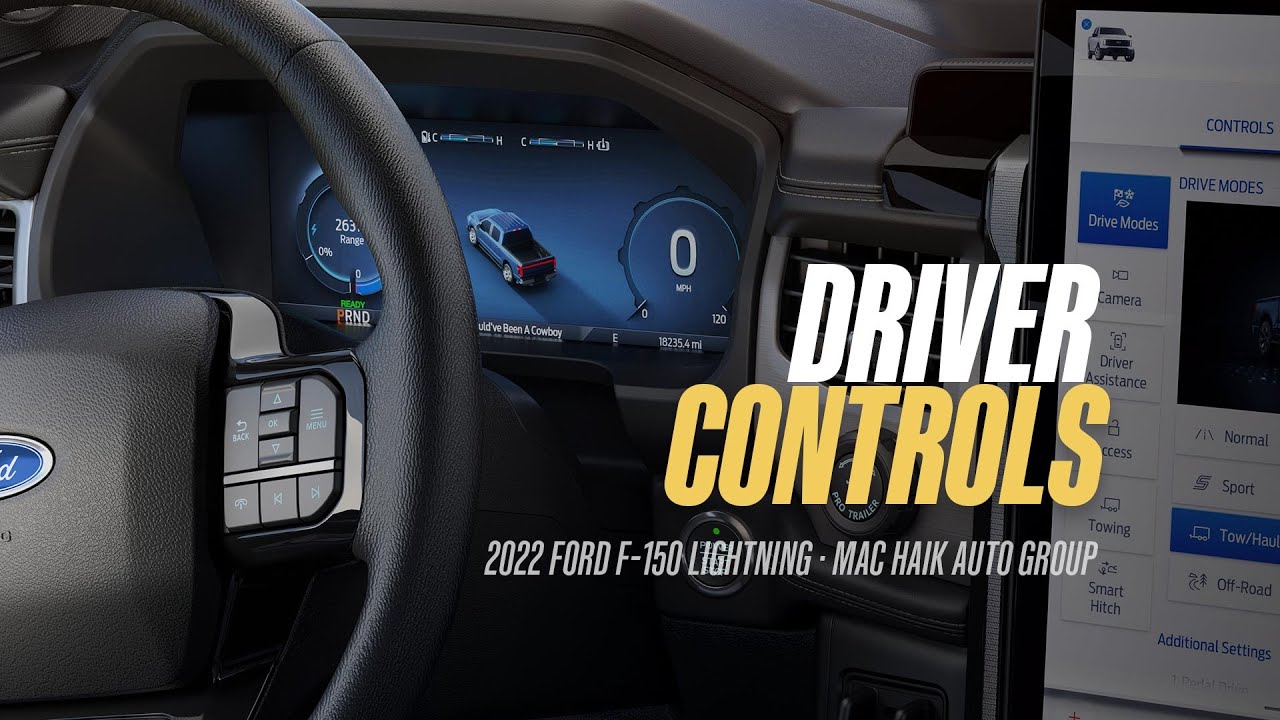Steering Wheel & Instrument Cluster | 2022 Ford F-150 Lightning | Mac ...