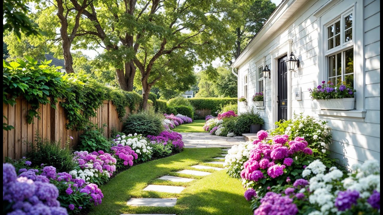 Top 85 front and back yard flower garden ideas to enhance curb beauty ...