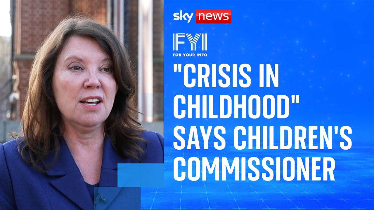 FYI: 'Crisis in childhood' says children's commissioner - YouTube