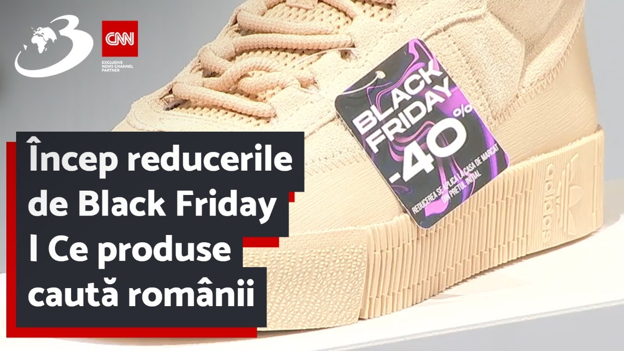 Încep reducerile de Black Friday | Ce produse caută românii - YouTube
