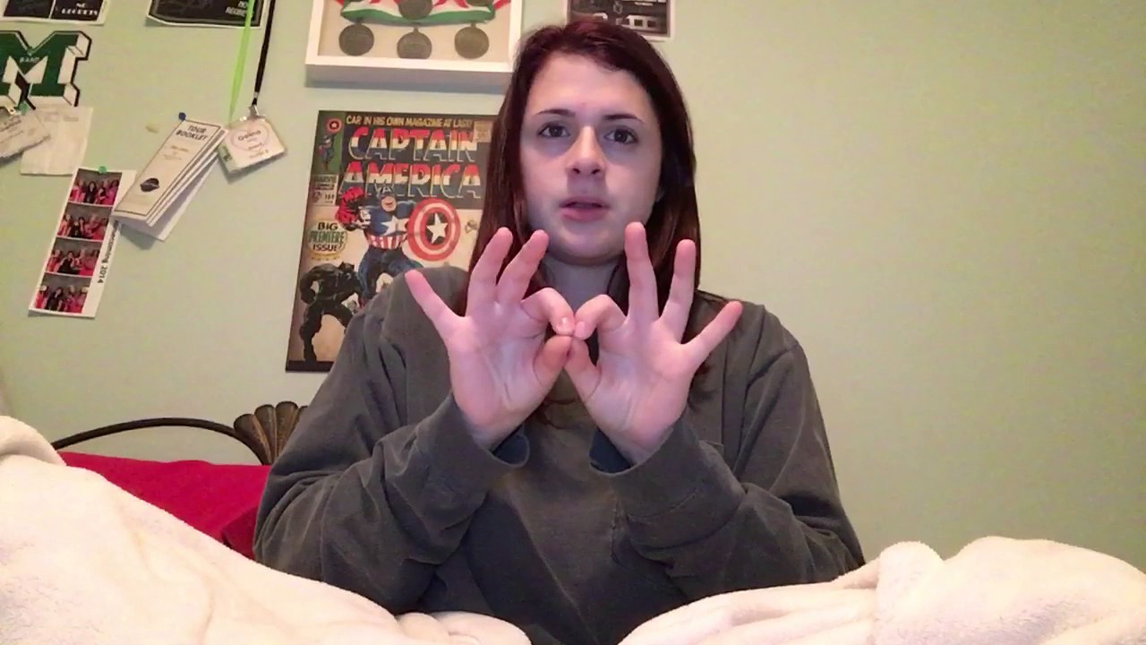 ASL IV Dictionary letter i - YouTube