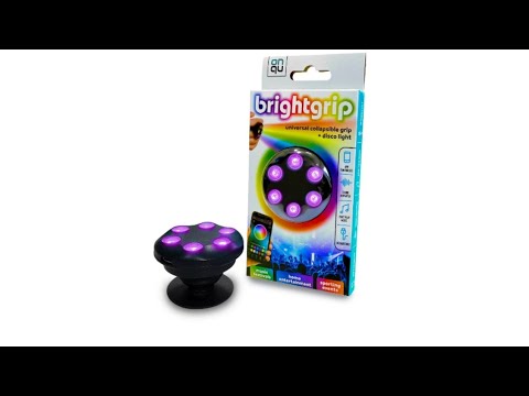 Demo of the Bright Grip disco pop socket - YouTube