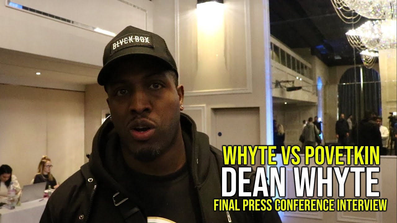 Dean Whyte TO DEONTAY WILDER: STOP MAKING EXCUSES YOU LOST FAIR AND ...