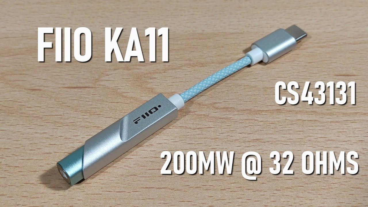 FIIO KA11 Review - $30 POWERHOUSE DONGLE - YouTube