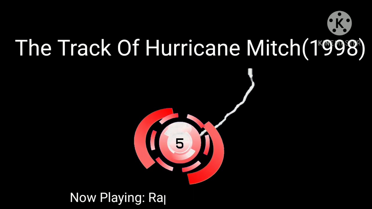 The Track Of Hurricane Mitch(1998, V1) - YouTube