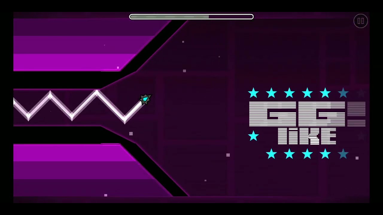 Geometry dash wave spam challenge - YouTube