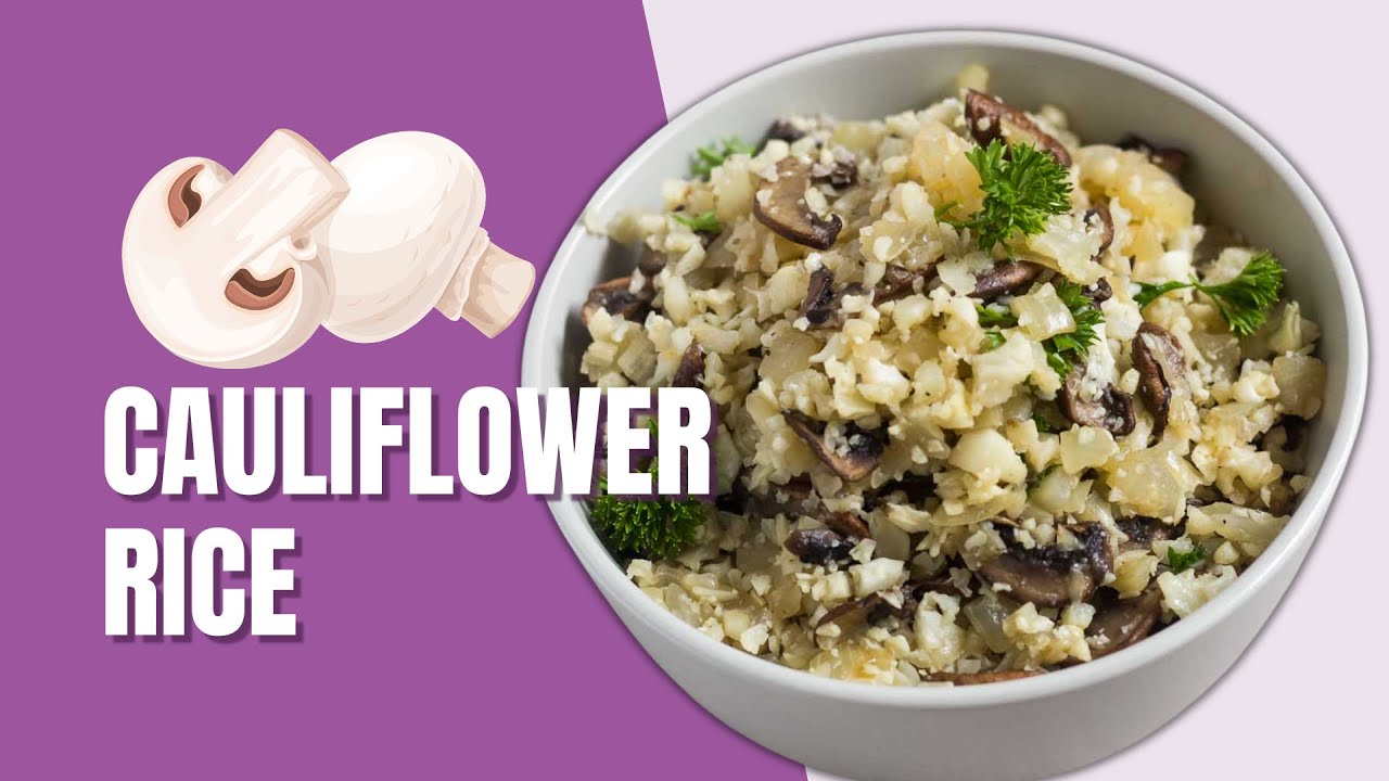 Make this Easy Mushroom Cauliflower Rice Recipe for your next dinner ...