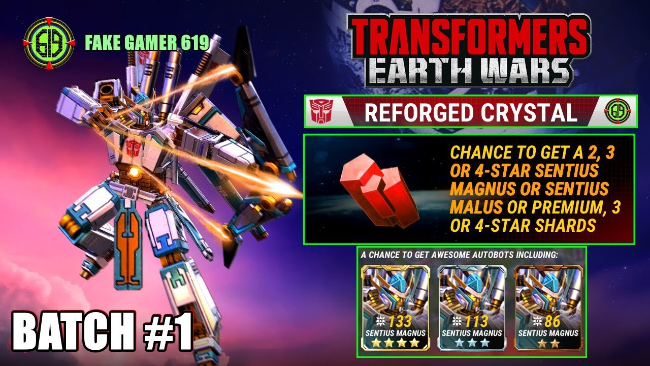 Searching for 4-Star SENTIUS MAGNUS - REFORGED Crystal (Bacth #1) - YouTube