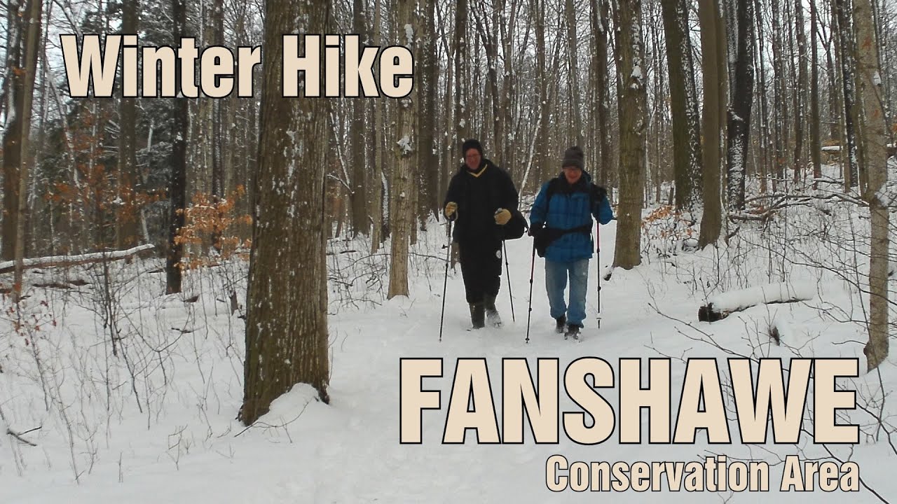 Fanshawe Conservation Area Winter Hike - YouTube