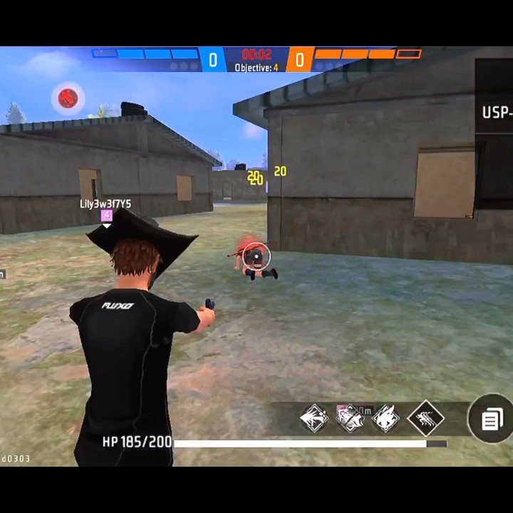 Free fire main 1 vs 4 gameplay video || try || - YouTube