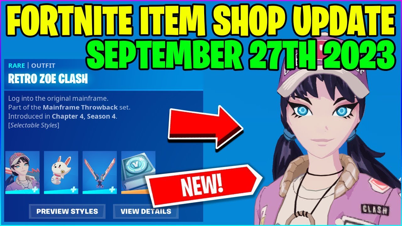 Fortnite Item Shop *NEW* MAINFRAME THROWBACK QUEST PACK! [September ...