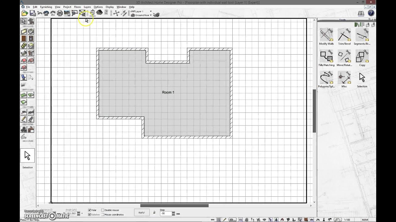 Arcon Evo - floorplan created with individual walls - YouTube