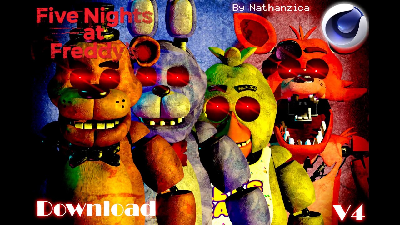 Five Nights at Freddy's pack v4 by Nathanzica download - YouTube