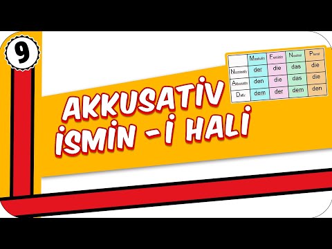9. Sınıf Almanca: Akkusativ | İsmin -İ Hali
