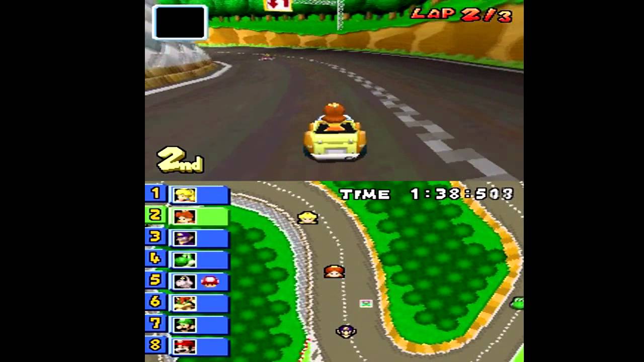 Mario Kart DS (NDS) walkthrough - Shroom Ridge - YouTube