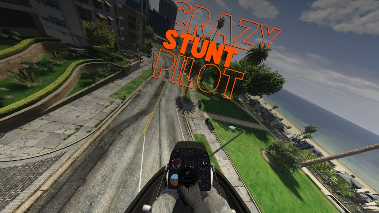 Crazy Helicopter Stunt Pilot - GTA 5 - YouTube