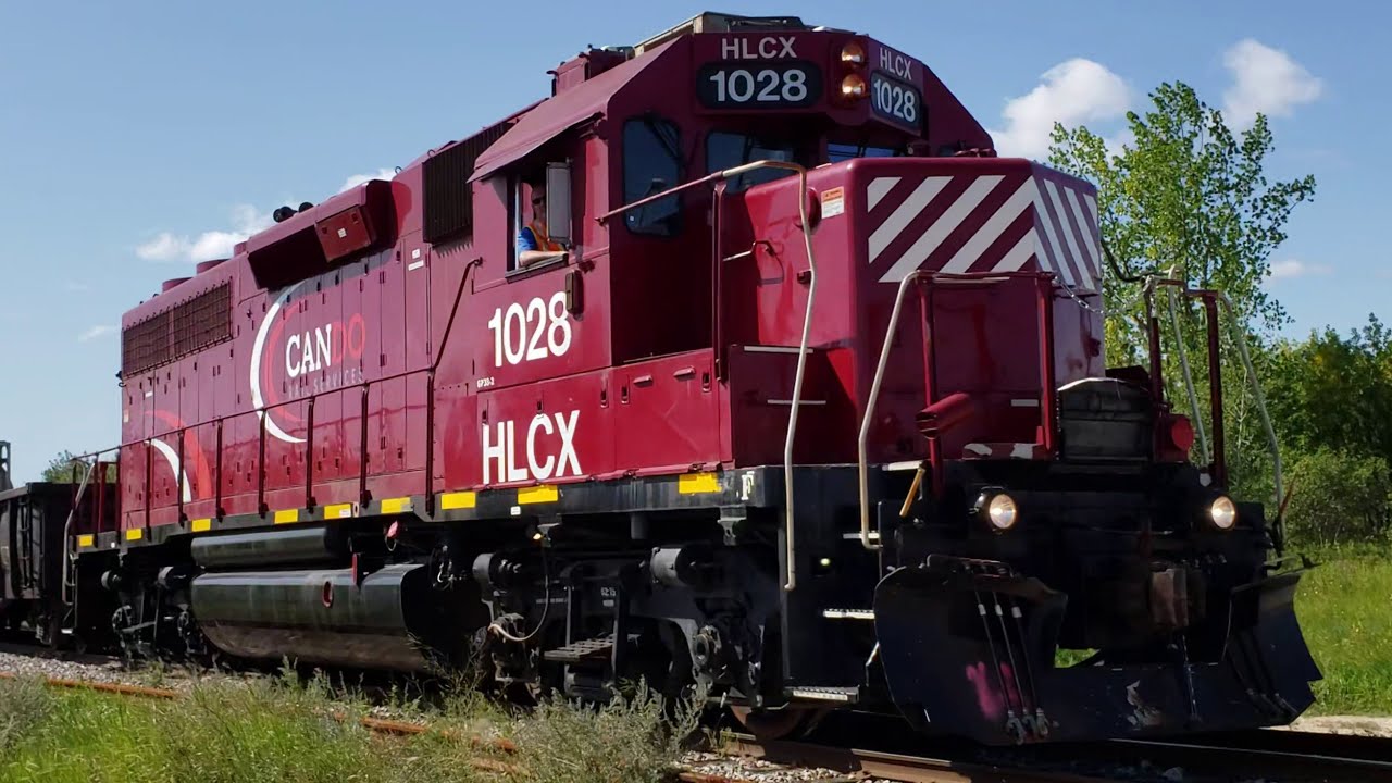Central Manitoba Railway Trains Working At North Transcona (08/29/2019 ...