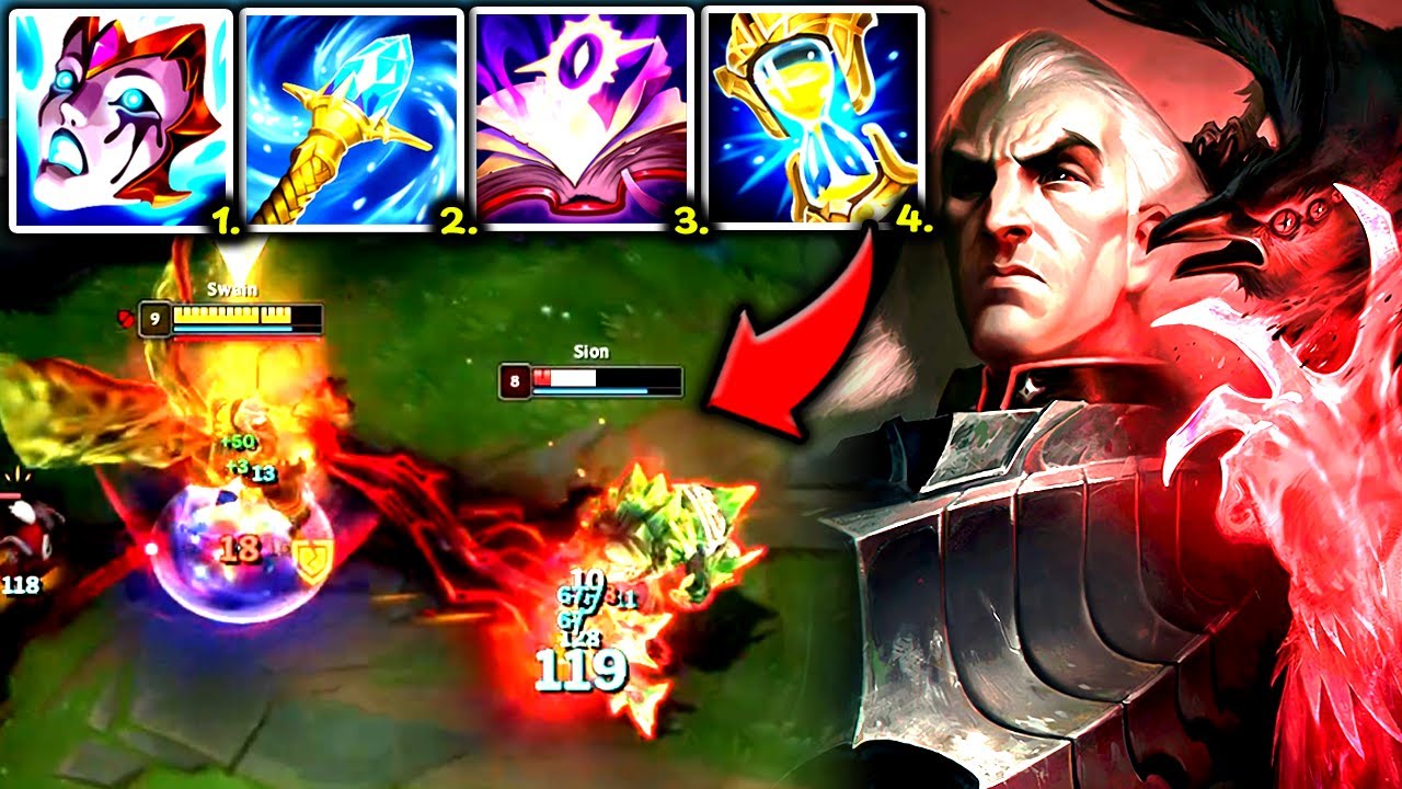 SWAIN TOP CAN 1V9 AND TILT THE ENTIRE ENEMY TEAM (ITS AMAZING) - S13 ...