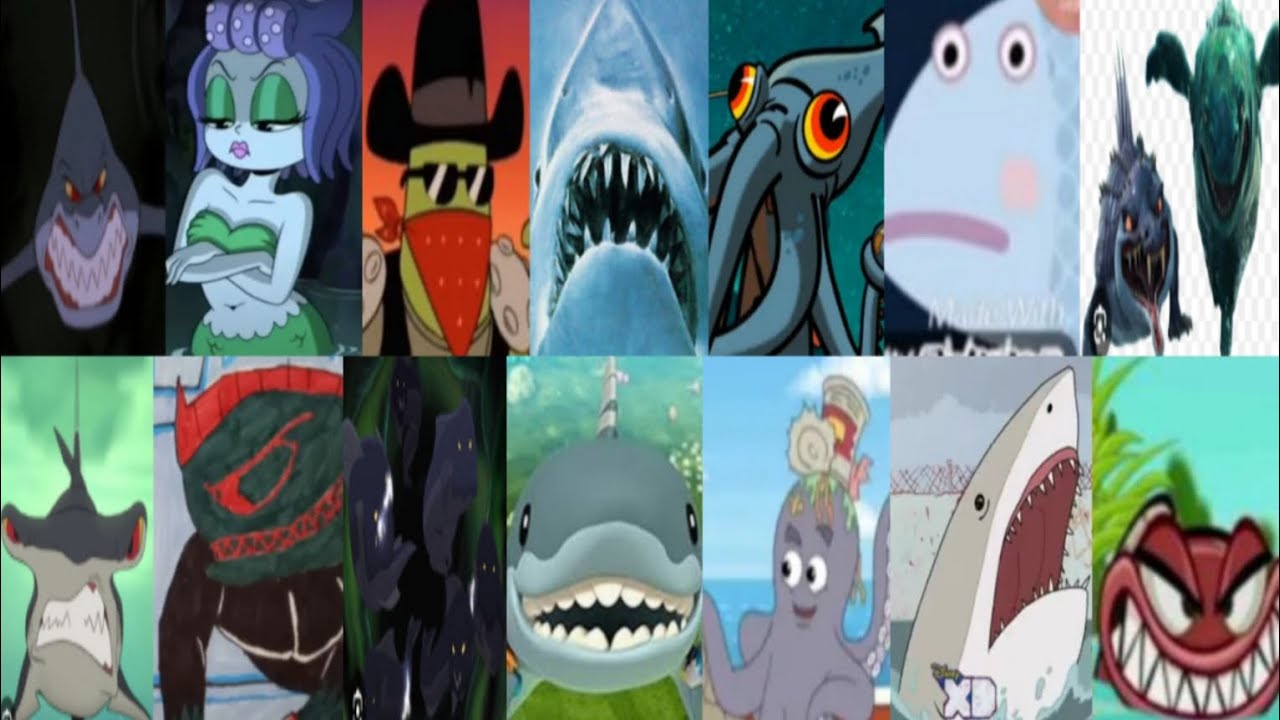 Defeat of my favorite Sea Creatures Villains Part 1 (Especial de 1,96 K ...