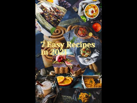 7 EASY RECIPES IN 2021 #shorts
