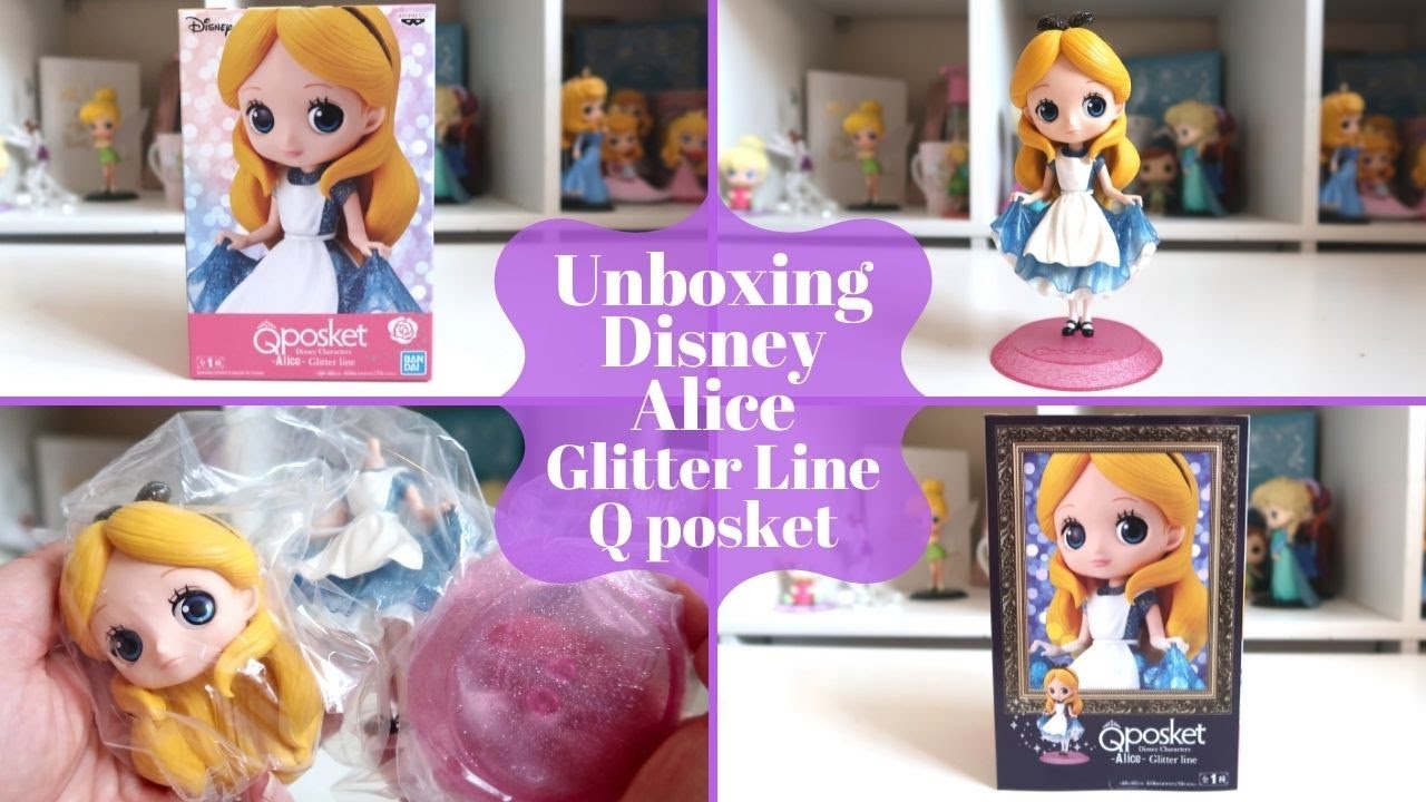 Unboxing Alice glitter line Q posket - YouTube