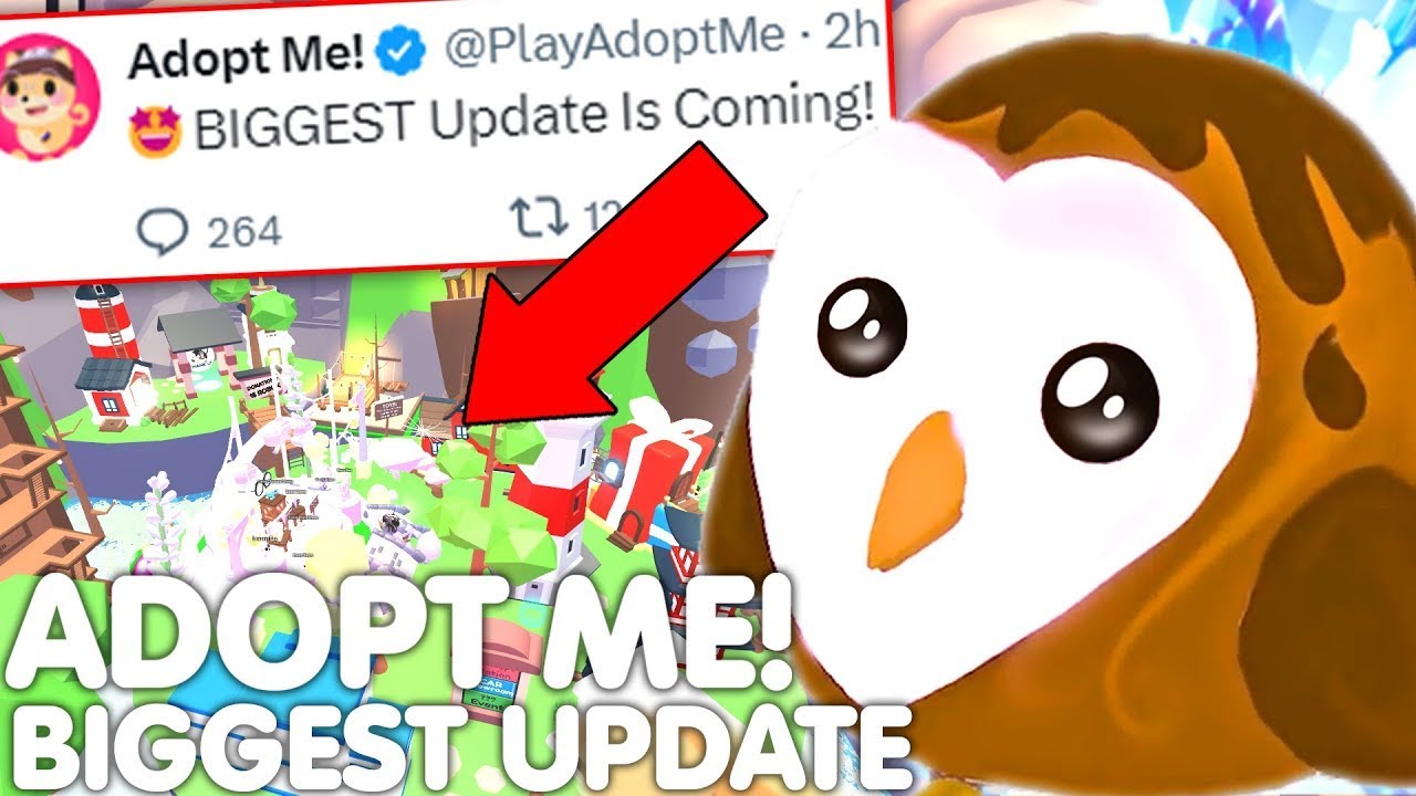 🤩ADOPT ME NEW BIGGEST UPDATE JUST LEAKED…🔥😱 NEW MAP AND EXCLUSIVE PETS ...