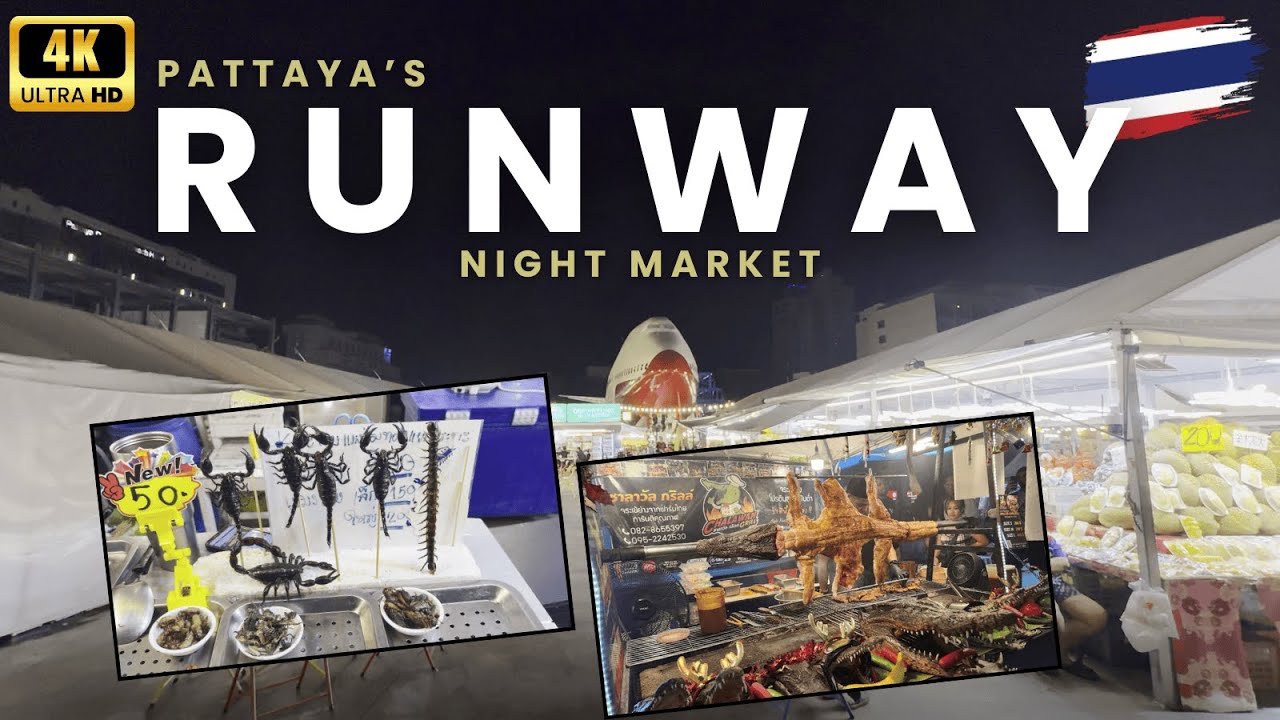 Runway Market Pattaya 4K Walking Tour || The Local Secret You Never ...