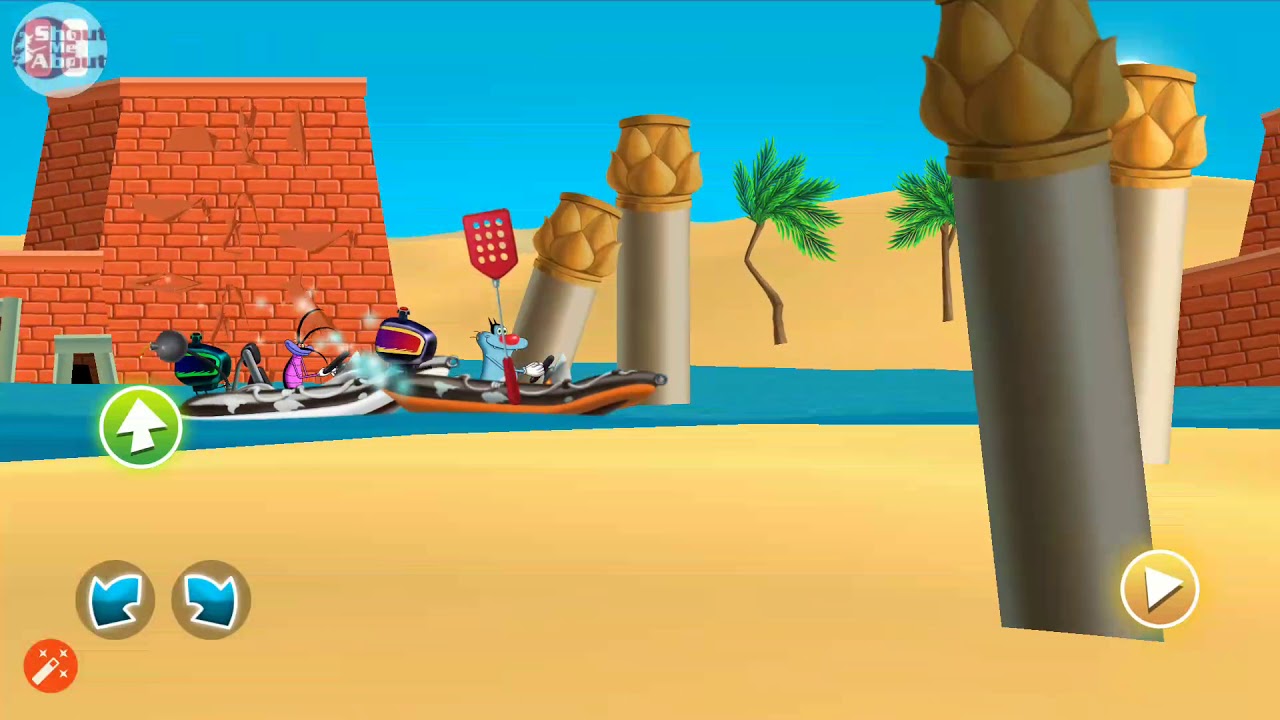 Cartoon Video Animation | Oggy and the Cockroaches | Game Play ...