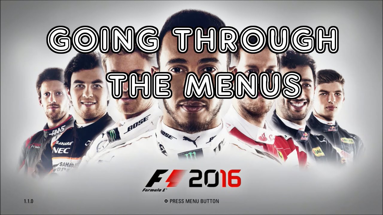 F1 2016 - Going Through The Menus - YouTube