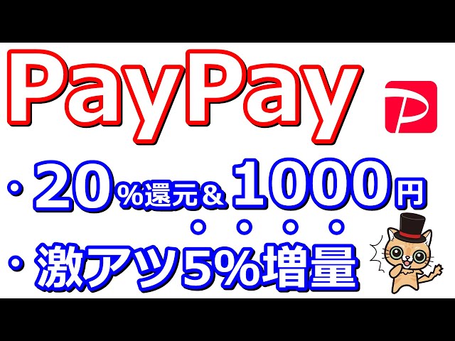 PayPayポイント交換5％増量＆スーパードラッグストア20％還元キャンペーンがかなりアツイ件 | ゆずひこちゃんねる｜YouTubeランキング
