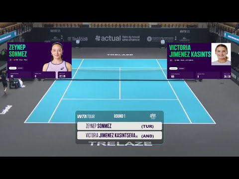 Zeynep Sonmez (TUR) vs  (8) Victoria Jimenez Kasintseva (AND)