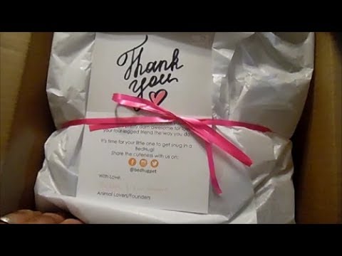 BedHug Burrow Blanket for Dogs & Cats unboxing and review - YouTube