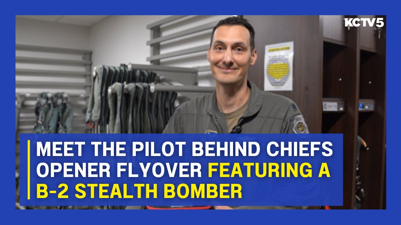 Meet the pilot behind Chiefs opener flyover featuring B-2 Stealth ...