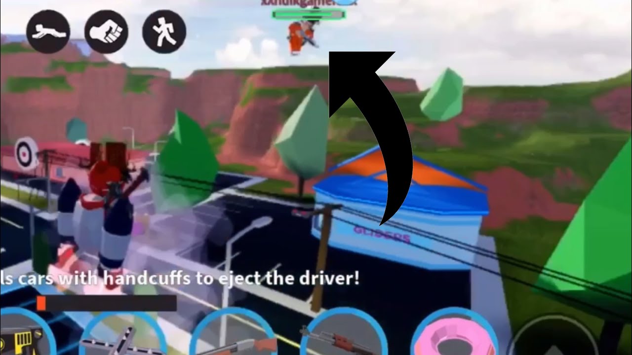 A hacker in Jailbreak Roblox - YouTube