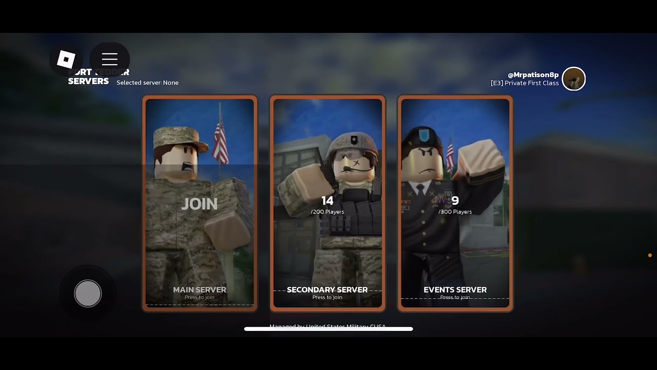 [CUSA] United States military Roblox - YouTube