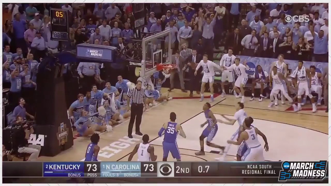 Luke Maye Game Winner vs Kentucky - YouTube