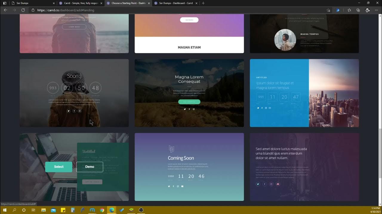 What is Carrd? How to use it. Real Estate, Resume, one page landing ...