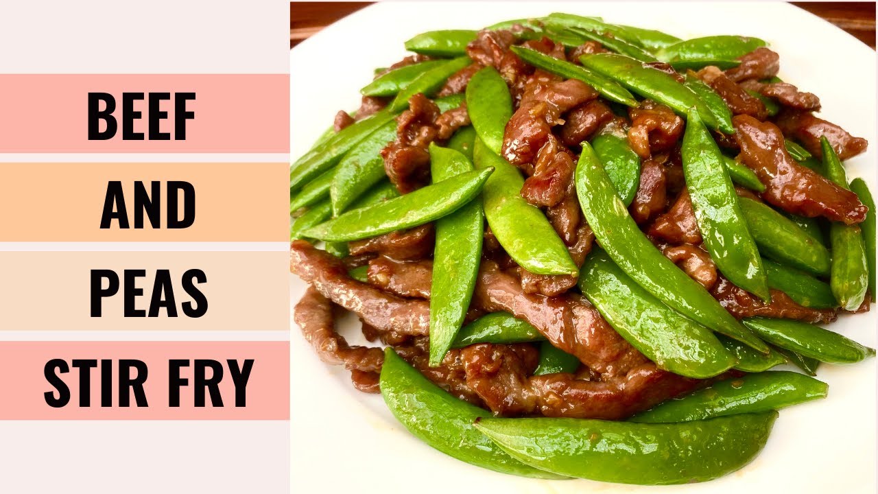 QUICK And EASY Beef With Sugar Snap Peas Stir Fry Recipe | Aunty Mary ...